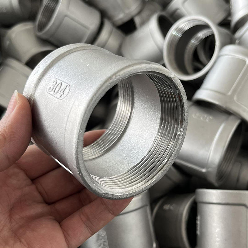 1/4 Inches Stainless Steel Pipe Fittings ANSI Standard Metal Coupling