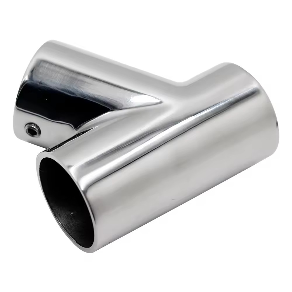 Marine Hardware Handrail 316 Stainless Steel Ship Deck Left Tee Rail ...